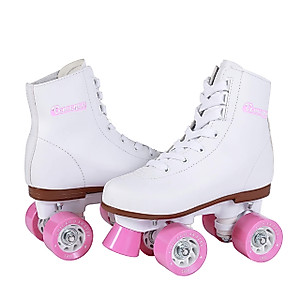 CHICAGO Girls Rink Roller Skate - White Youth Quad Skates - Size 1