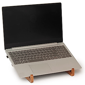 ABHANDICRAFTS Year END Sale - Wooden Laptop Stand Portable Foldable Laptop Holder for MacBook, Computer Desktop Organizer Suitable for All Laptops Sized