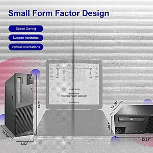 Lenovo Desktop ThinkCentre M83 Small Form Factor PC i7,16GB Ram, New 1TB Solid State, AC Wi-Fi, DVD-ROM,Wireless Keyboard Mouse, Windows 10 Pro (Renewed)