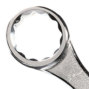 URREA 12-Point Combination Wrench - 2-1/2" Jumbo Mechanics Tool with Hot Drop Forged Construction & Satin Finish - 1280