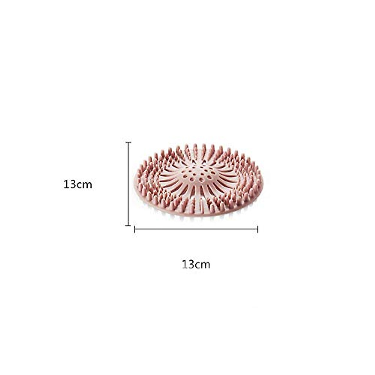 Drain Covers Pack of 5 Hair Catcher Hair Stopper Shower for Bathroom Bathtub Sink