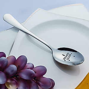 Accio Coffee,Funny Engraved Stainless Spoon,Coffee Lover Gifts for Men,Barista Gifts,Coffee Spoon,Gift for Best Friend，Schoolmate