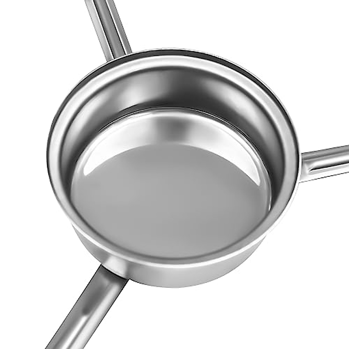 CNCEST 2.9L Chafing Dish Buffet Set Server,Stainless Steel Chafing Dishes Oven Safe Glass Rectangle Food Warmer for Parties (Silver)