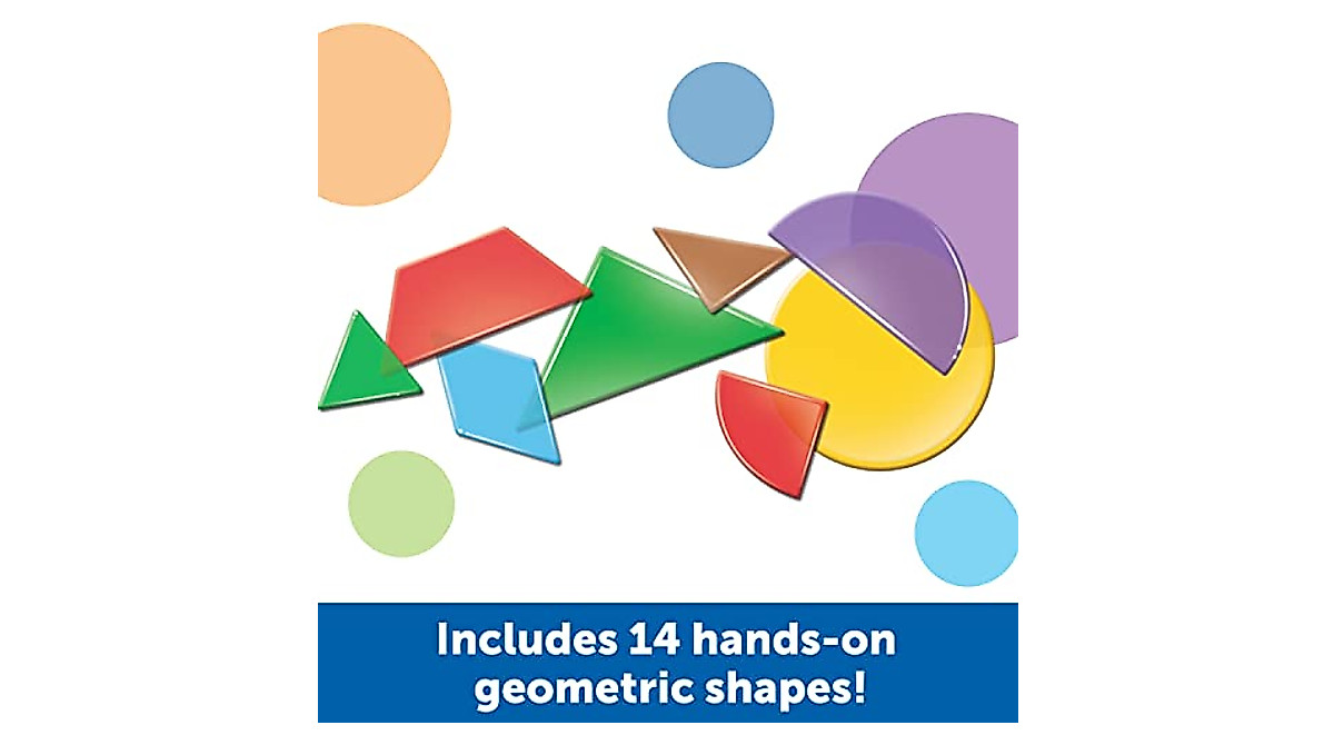 Engaging Translucent Geometric Shapes for Kids