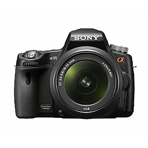 Sony Alpha SLT-a35 16 MP Digital SLR Kit with Translucent Mirror Technology and 18-55mm Lens