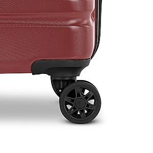 Samsonite Evolve SE Hardside Expandable Luggage with Double Spinner Wheels, Matte Burgundy, 3PC Set (CO/M/L)