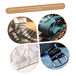 Cabilock 1pc Underwear Storage Box Belt Plastic Container Plastic Compartment Organizer Box Desk Drawer Containers with Lids Bra Compartment Organizer Closet Underwear Organizer Socks Case