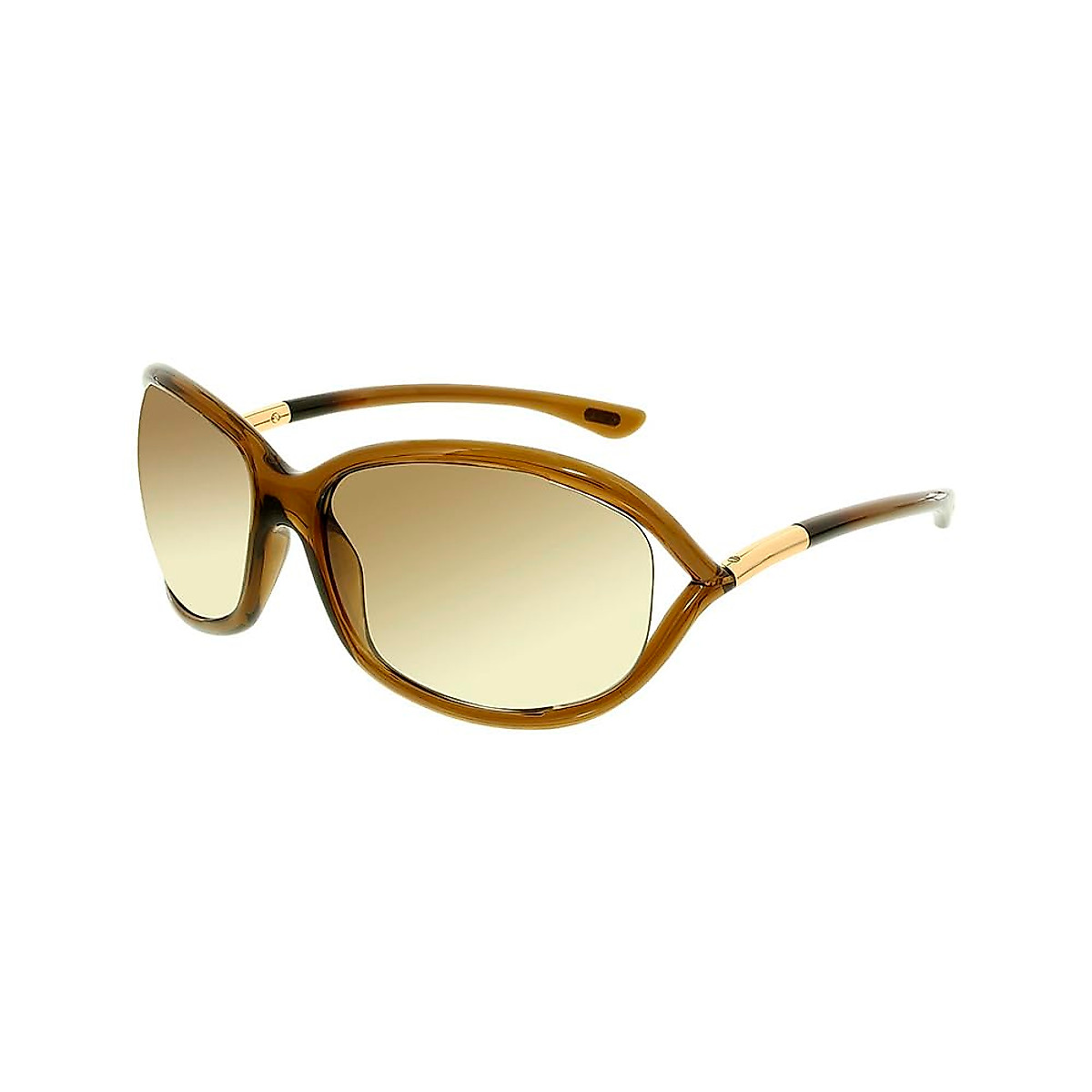 Tom Ford Jennifer FT0008 Sunglasses-692 Dark Brown (Gradient Brown Lens)-61mm