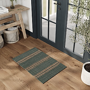 Barnyard Designs Jute Rug 2 x 3, Farmhouse Rug, Natural Rug, Woven Rug, Sisal Rug, Jute Area Rug, Tan Rug, Jute Runner Rug for Hallway, Bathroom, Entryway or Accent Piece