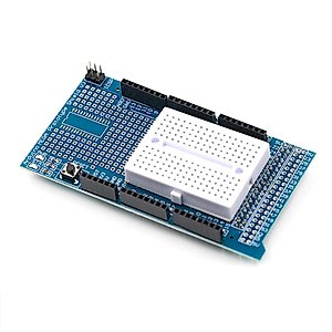 MEGA 2560 R3 Proto Prototype Shield V3.0 Expansion Development Board + Mini PCB Breadboard 170 Tie Points for arduino DIY