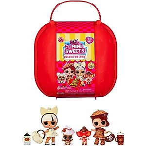 L.O.L. Surprise! Loves Mini Sweets Deluxe Series 2 with 4 Dolls, Accessories, Limited Edition Dolls, Candy Theme, Jelly Belly Theme, Collectible Dolls- Great Gift for Girls Age 4+