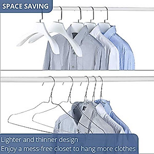 Mr. Pen- Wire Hangers, 10 Pack, Metal Hangers, Wire Hangers for Clothes, Wire Coat Hangers, Metal Clothes Hanger, Silver Hangers, Shirt Hangers, Slim Hangers, Thin Hangers, Standard Hangers