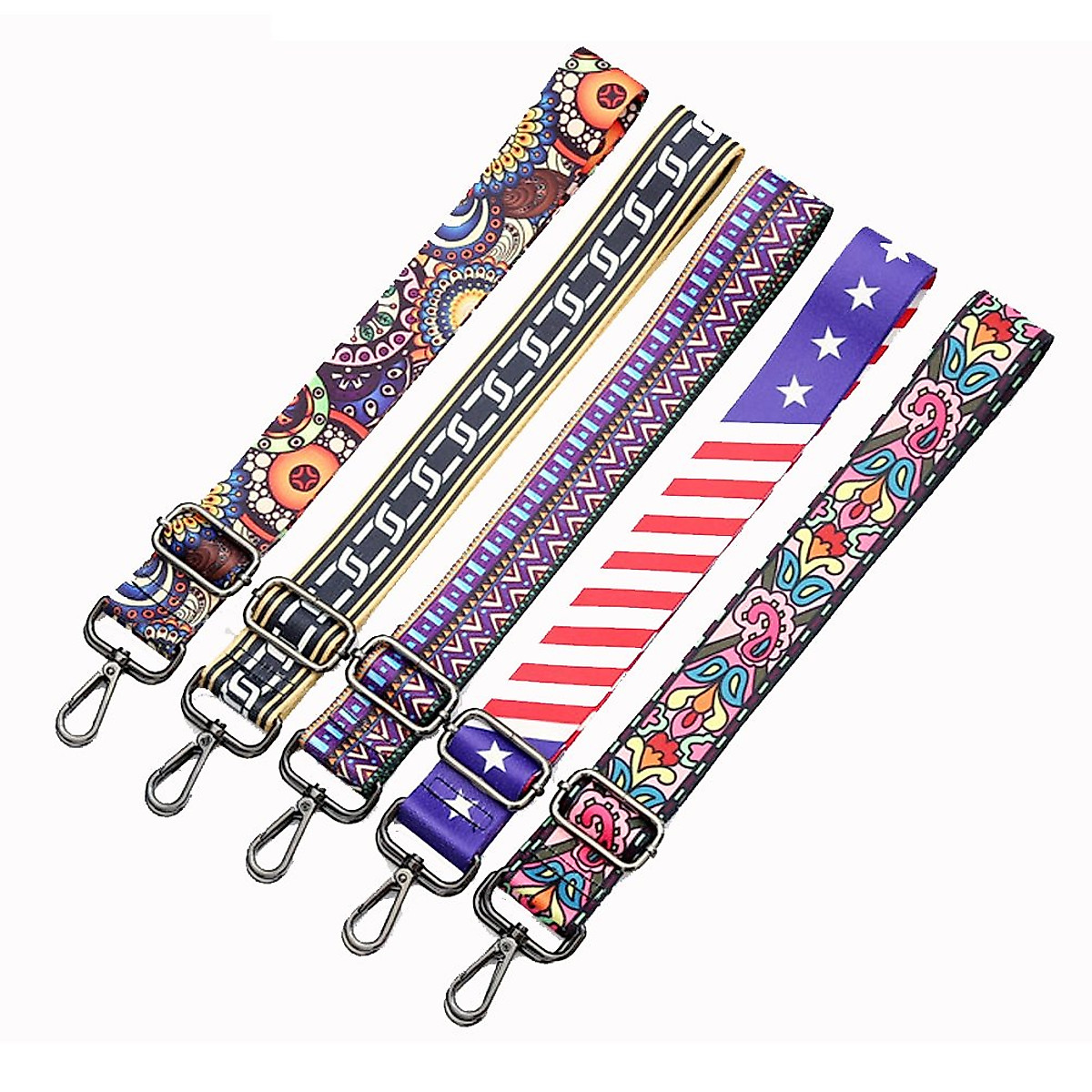 Women Cross-Body Strap Replacement Rivet Wide 3.8cm Wide Purse Strap Handbags Shoulder Bags Strap 78-140cm
