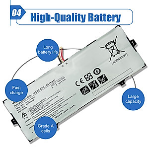 Dentsing AA-PBSN4AF Battery Compatible with Samsung NP930SBE NP930SBE-K01CN NT930SBE NT930SBE-K38 Series Notebook 15.4V 54Wh 3530mAh 4Cells