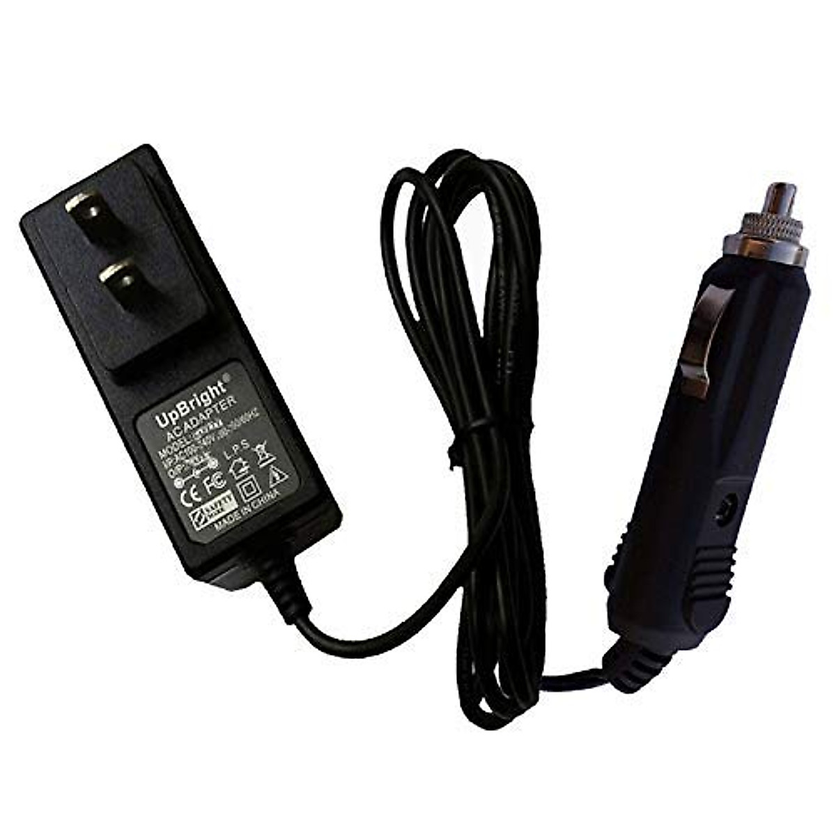 UpBright Male Lighter Plug 12V AC/DC Adapter Compatible with Duracell DRJS10 DRJS20 DRJS30 DRJS10A DRJS 10 20 30 Jump Starter 500 600 750 900 Peak Amps 500A 600A 750A 900A Power Supply Battery Charger