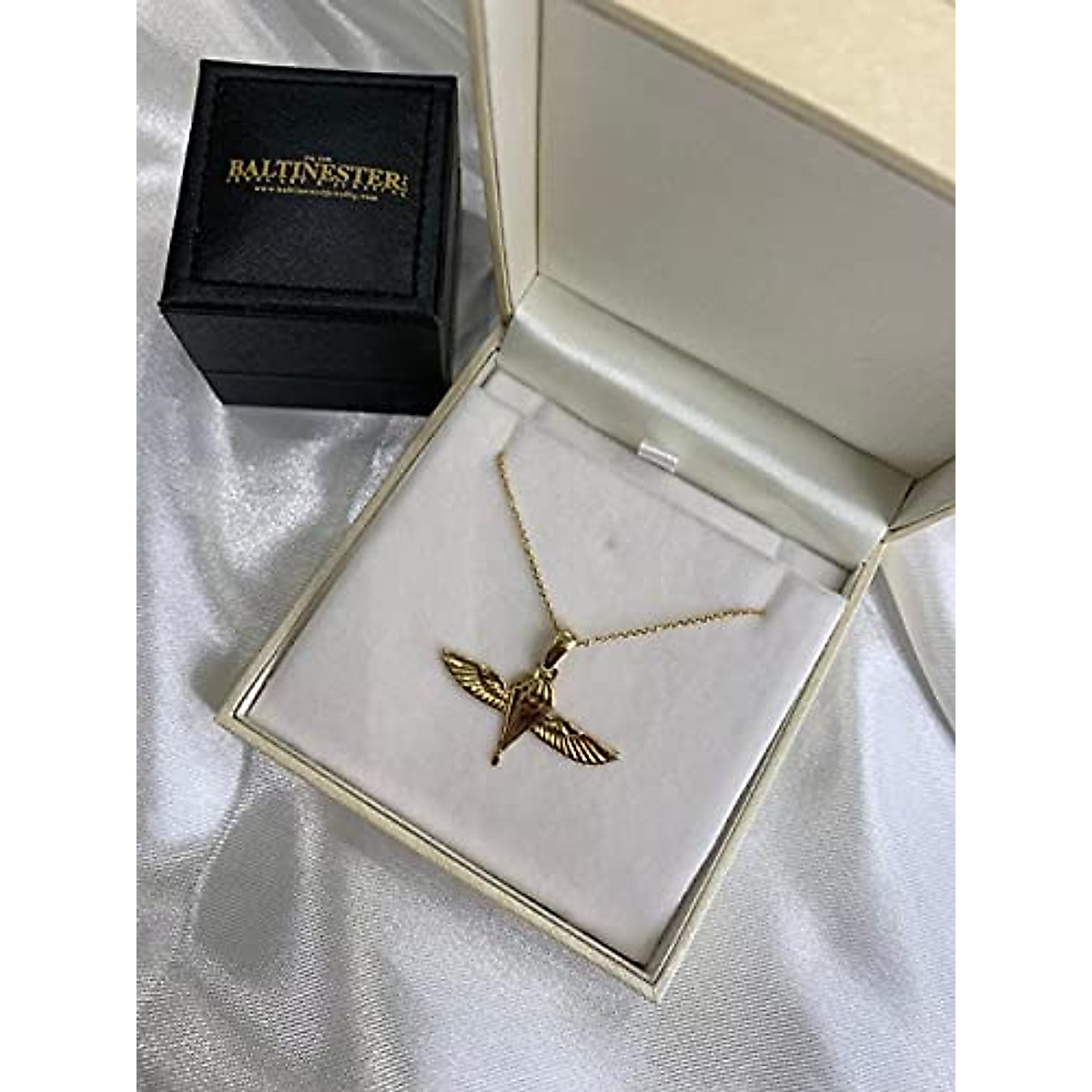 Baltinester Handmade IDF Wings Israeli Army Paratrooper Pendant in 14k Yellow Gold 20.5 x 30 mm Jewelry