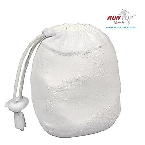 RUNTOP 2.4OZ Refillable Magnesium Carbonate Powder Gym Chalk Ball Bag Sock for Weightlifting Cross Fitness Training Gymnastics Rock Climbing Deadlifting Workout Bouldering Billiards Pole Dancing