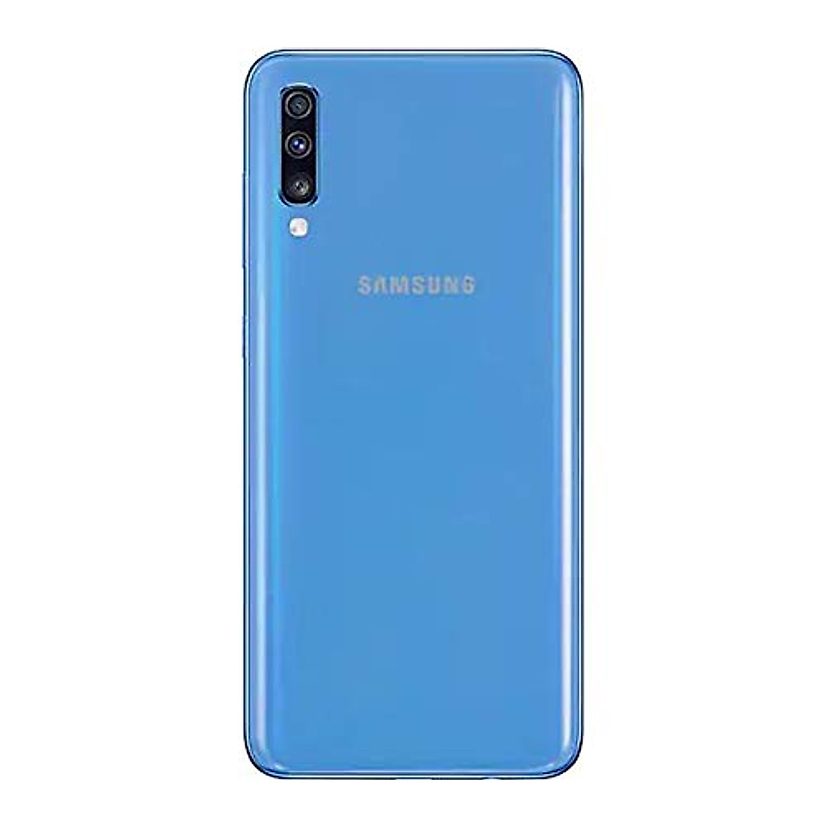 Samsung Galaxy A70 (128GB, 6GB RAM) 6.7" in-Screen Fingerprint, 25W Super-Fast Charger, US + Global 4G LTE GSM Unlocked International Model A705MN/DS (Blue, 128GB + 128GB SD + Case Bundle)