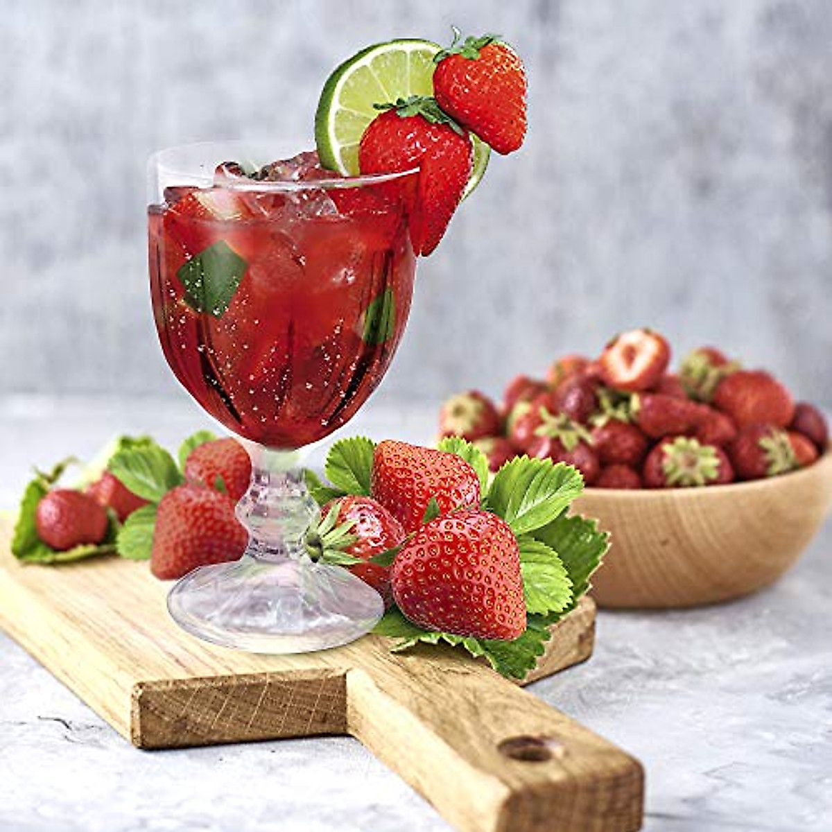 Bezrat Belgian Beer Glass Set of 6 - Craft Brews Belgian Style Stemmed Beer Glasses (7-Ounce)