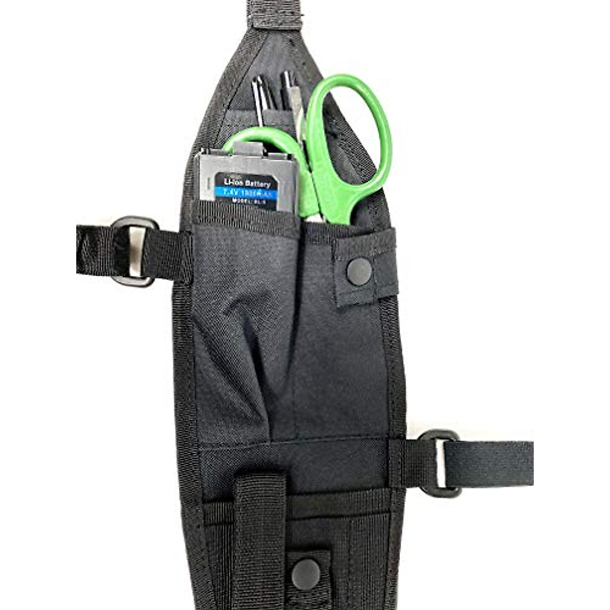 X-FIRE® Radio Vest Universal Holder Rig for Portable Two-Way Radios
