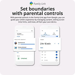 Kids Tablet, 10 inch Tablet for Kids, Android 13, Google Kids Space, Parental Control, 2GB RAM 32GB Storage, HD IPS Glass Screen, 6000mAh Battery, EVA Shockproof Case, PlimPad Kids10 (Pink)