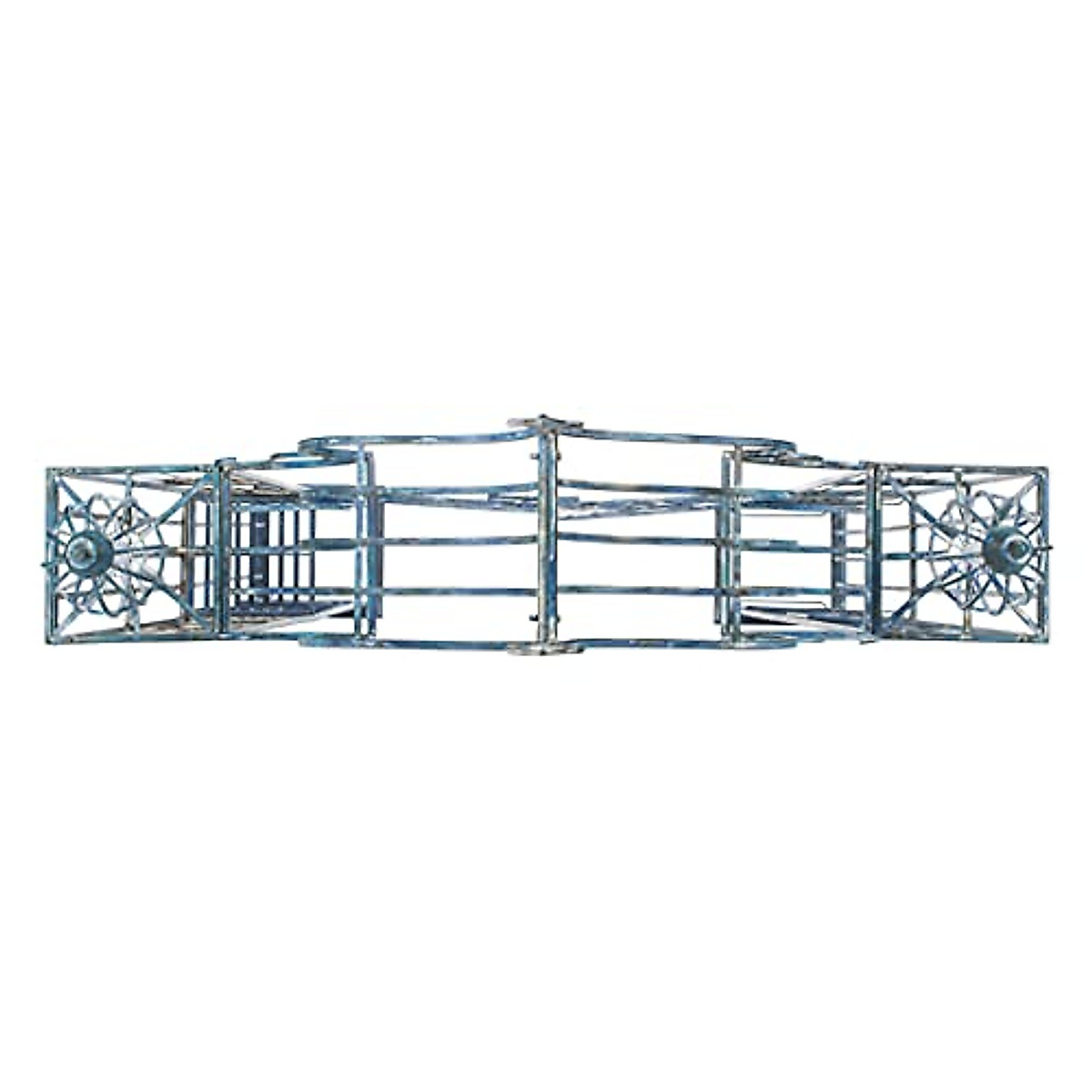 Safavieh PAT5012C Outdoor Collection Beatrix Victorian Antique Arbor, Mossy Blue