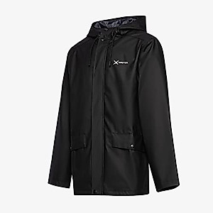 Arctix Men's Standard Hail Rain Jacket, Black, Medium