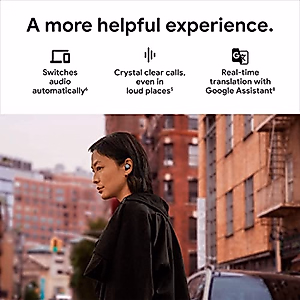 Google Pixel Buds Pro - Noise Canceling Earbuds - Up to 31 Hour Battery Life with Charging Case - Bluetooth Headphones - Compatible with Wireless Charging - Coral