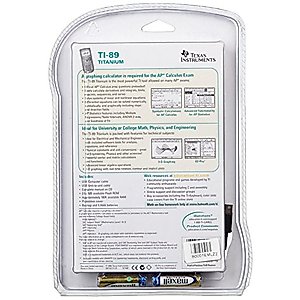 Texas Instruments TI-89 Titanium Graphing Calculator (packaging may differ)