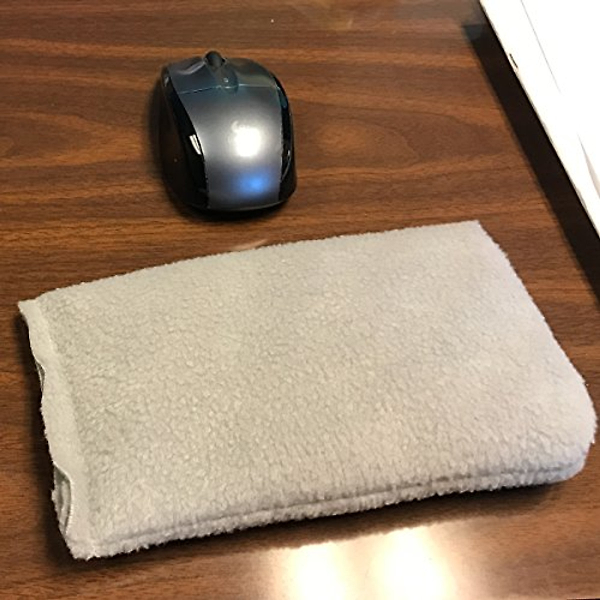 Ergonomic Wrist Rest Bean Bag for Computer Mouse for Pain Relief of Tendinitis, Carpal Tunnel, and Forearm Discomfort