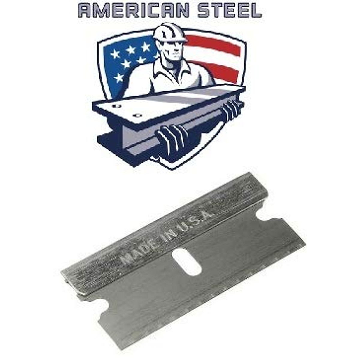 FitAll - 10 Pack Razor Blades-Replacement Razor Blades Single Edge, (10 pack Single Edge Razor Blades) Made in USA