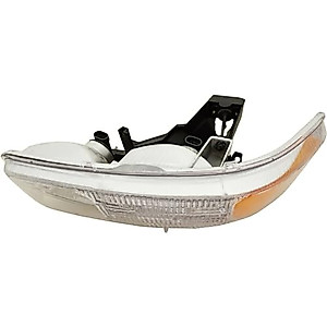 Qpmalsns Headlight Halogen Bulb Right Passenger Side Clear Lens W/Bulb Headlamp 15850352 GM2503188 14490927