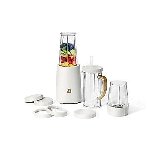 GenericBeautiful Personal Blender Set with 12 Pieces, 240 W, White Icing by Drew Barrymore