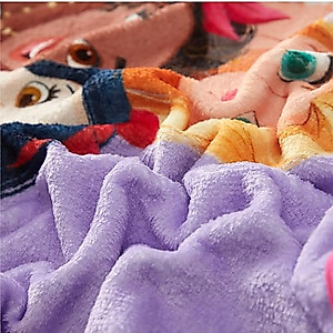 Disney Princess Super Soft Plush Toddler Quilted Nap Mat with Built in Blanket and Pillow, 20" Wx46 L