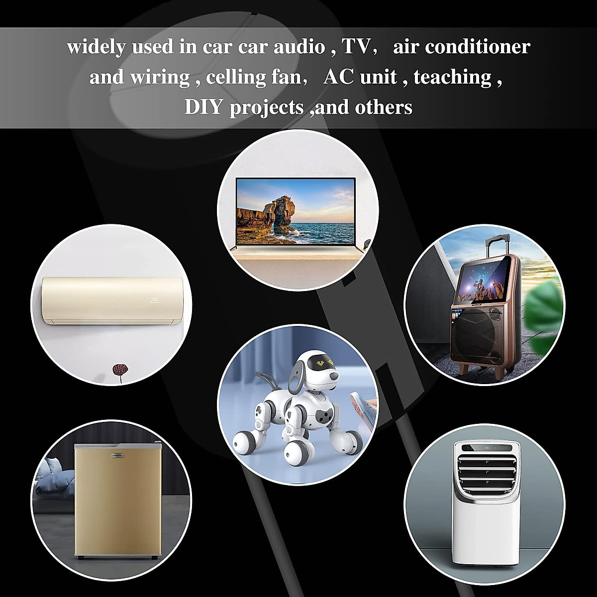 24 Values 500 Pcs Aluminum Electrolytic Capacitor Assortment Box Kit Range 0.1uF~1000uF MFD 10V/16V/25V/50V Radial Electrolytic Capacitors for TV, LCD Monitor, Radio, Stereo, Game