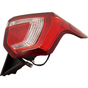 Evan Fischer NHTSA/DOT Compliant Tail Light Compatible with 2016-2019 Ford Explorer & 2016-2019 Police Interceptor Utility Passenger Side - FO2801251, FB5Z13404A