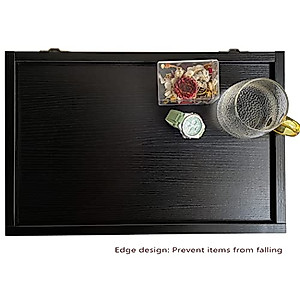 Modern Floating Bedside Table, Bedside Shelf,Night Stands Side Table with Drawer, 19" X 13" X 5.9", Black…