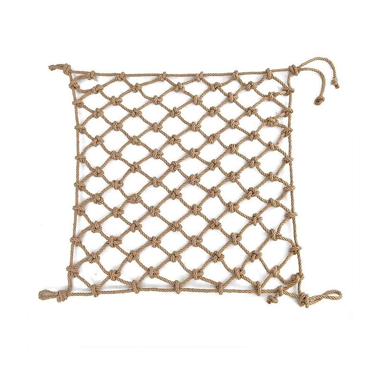 Waterproof Hemp Rope Net, Children Outdoor Climbing Net, Child Safety Net, Balcony Stairs Garden Protection Net Ceiling Hanging Bridge Decorative Hemp Rope 1x5m (Size : 1 * 2m(3 * 7ft))