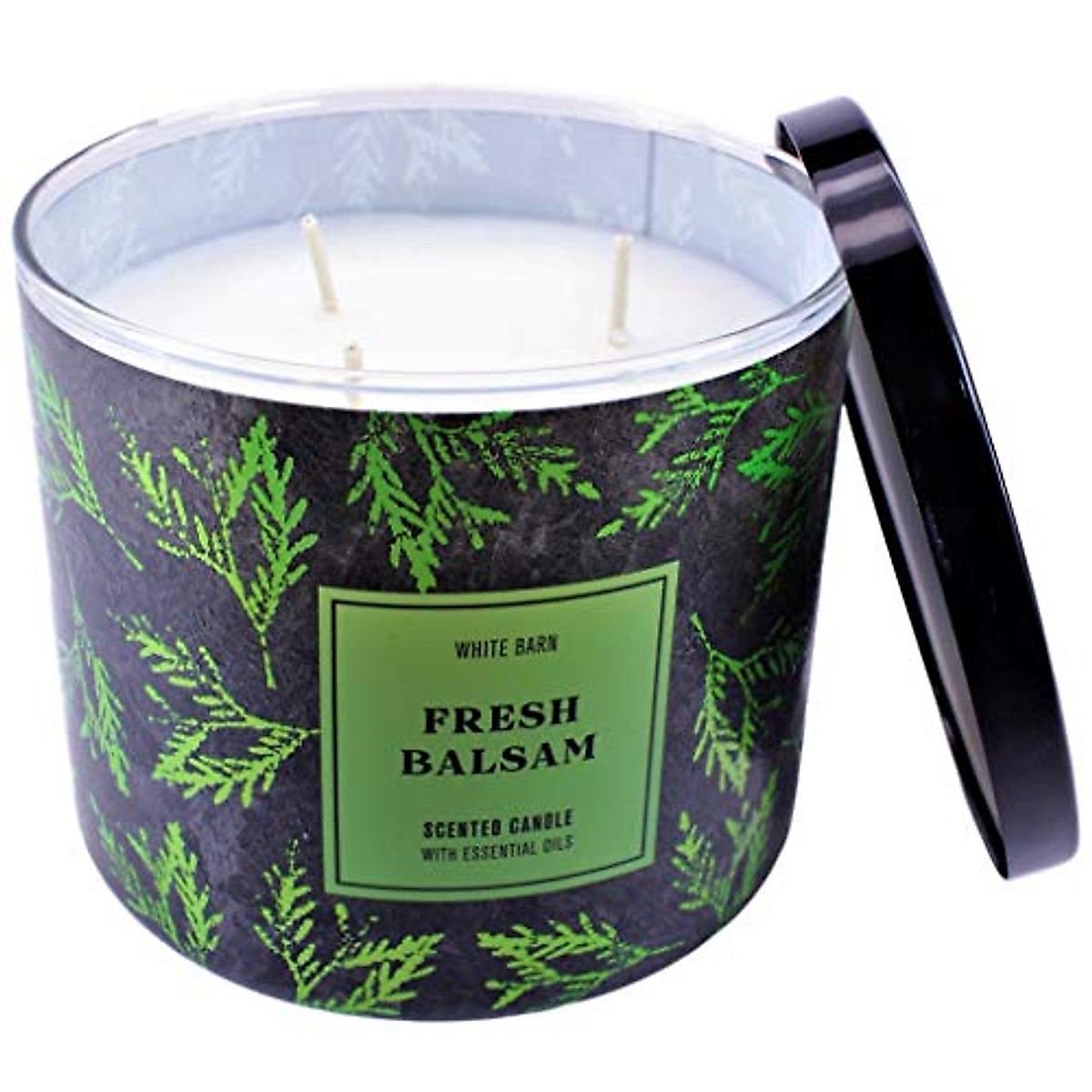White Barn Bath & Body Works Fresh Balsam Scented Candle 3 Wick 14.5OZ