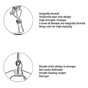 Aqur2020 Clothes Drying Rack with 28 Clips Stainless Steel Laundry Drying Hanger for Socks Towels Bras Underwear Drying Racks