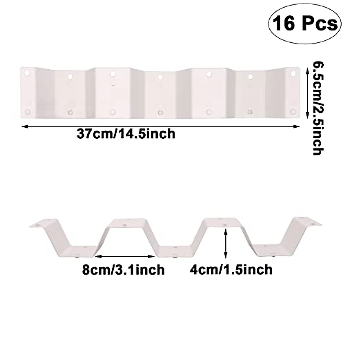 16Pcs Plastic Grid Dresser Dividers Adjustable Drawer Organizer Divider Honeycomb Separator White Storage Drawers Divider for Socks Underwear Makeup Clothes