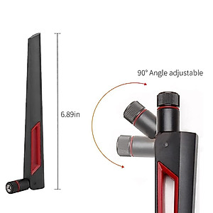 CORONIR 8DBi Wireless Router Antenna Comptible withASUS AC68U AC88U AC66U with RP-SMA Interface for 2.4G/5G Dual-Frequency Wireless Route-2Pack
