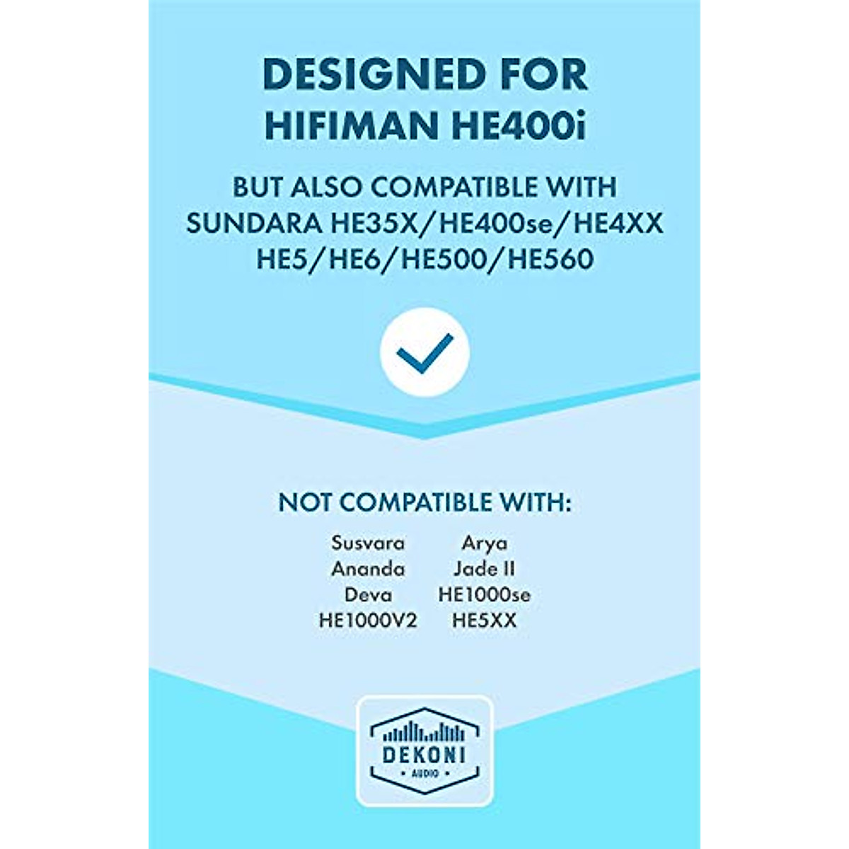 Dekoni Audio Elite Hybrid Earpads for Select HiFiMan Headphones