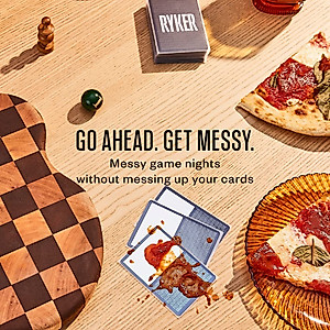 Ryker Sleeves Mini European Board Game Sleeves Protectors (100 Qty, Clear, 44x68 mm)