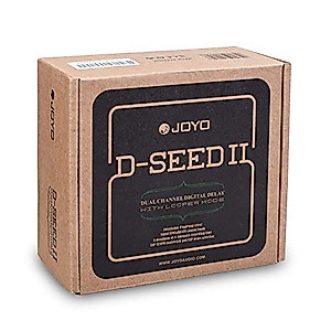 JOYO D-SEED-II Multi Pedal Effect, Stereo Looper Effect & Delay Pedal Effect for Electric Guitar Dual Channel & 8 Digital Delay Modes