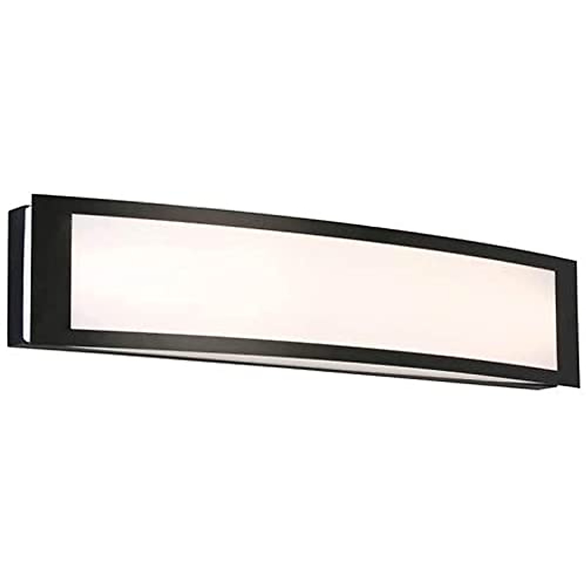Hampton Bay Lighting Woodbury 24.5 in. Matte Black LED Vanity Light Bar, IQP1381L-4/BK