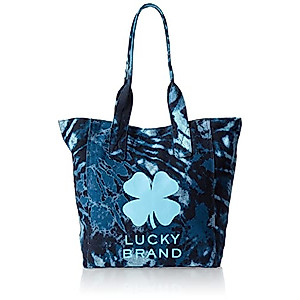 Lucky Brand womens Lona Tote, Evening Blue, One Size US