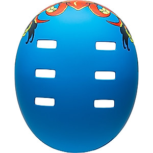 BELL Span Youth Bike Helmet - Matte Force Blue Octobeast (2018), X-Small (49-53 cm)