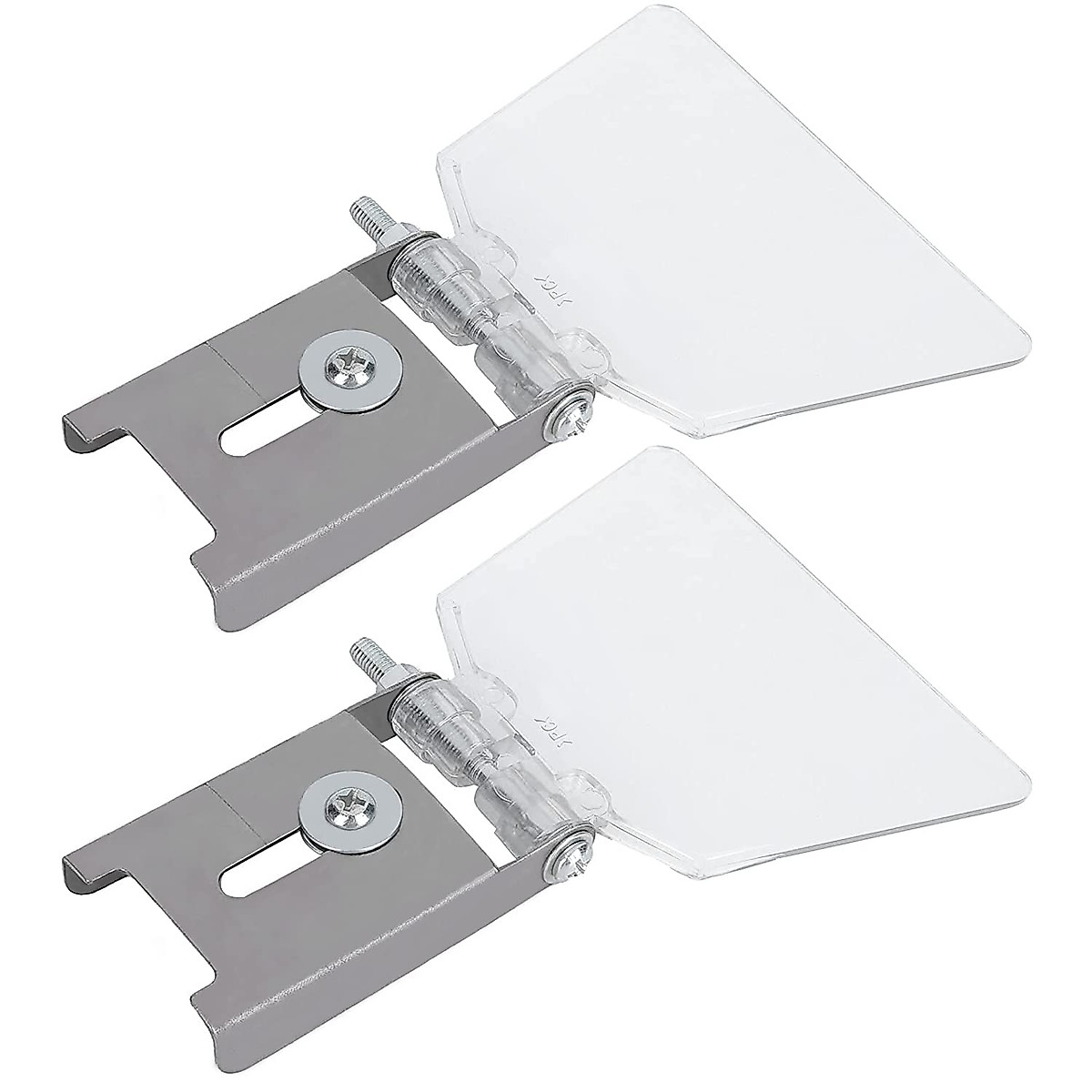 Longzhuo Eye Shields for Bench Grinder, 2Pcs Bench Grinder Guards, Bench Grinder Safety Shields, 304 Stainless Steel Case Tool, Shield Attachment Accessories