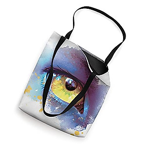 Avatar: The Way of Water Na’vi Golden Eye Watercolor Tote Bag